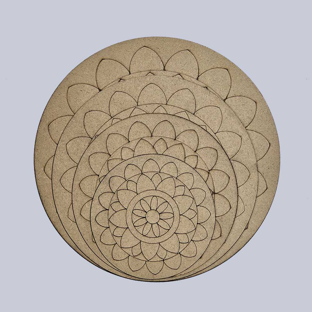 MDF Board Design 11 Full Set (2mm 6, 8, 10 & 12 inch)