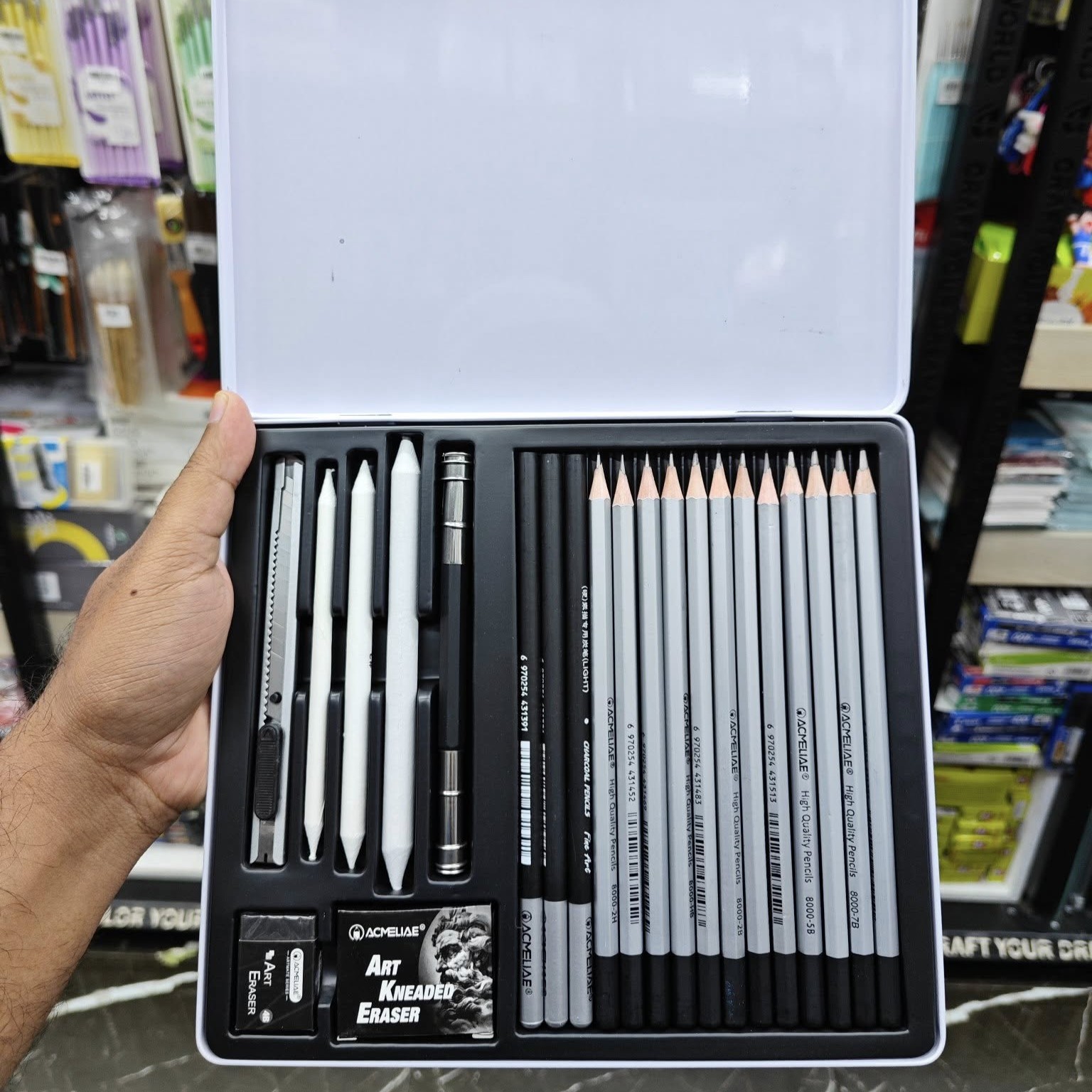 Acmeliae Premium Sketching And Drawing Art Set 22pc