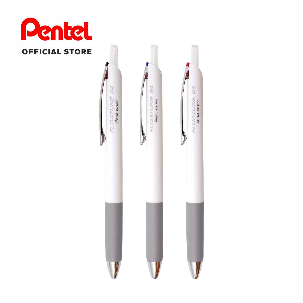 Pentel Floatune Retractable Ballpoint Pen - 0.4 Mm BLACK 1PES